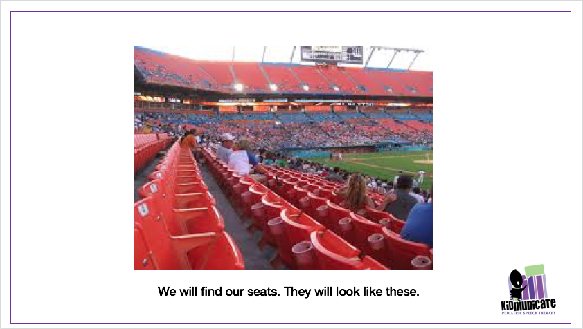 Autism Social Stories: Preparing to go to a MLB Baseball Game