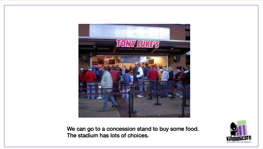 Autism Social Stories: Preparing to go to a MLB Baseball Game