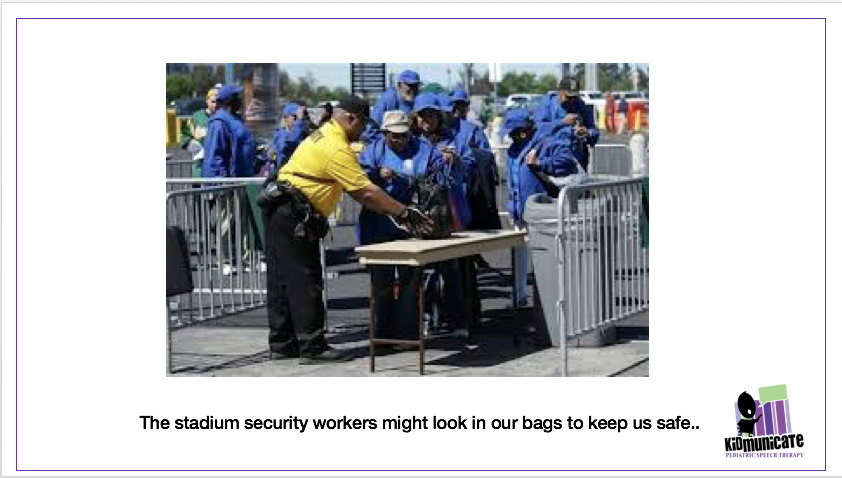 Autism Social Stories: Preparing to go to a MLB Baseball Game