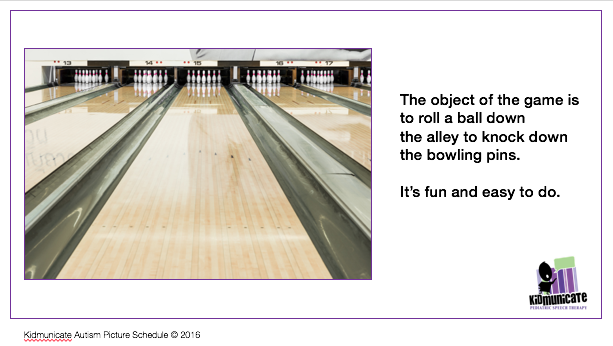 Bowling Social Story. It's could be the sport for your child with autism.