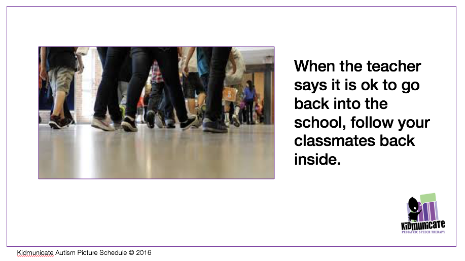 Fire Drill Social Story for Children with Autism and or Anxiety