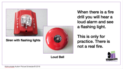 Fire Drill Social Story for Children with Autism and or Anxiety