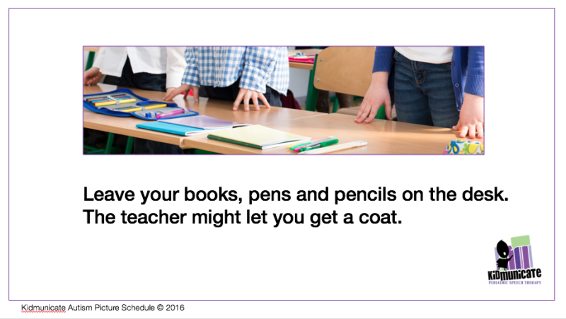 Fire Drill Social Story for Children with Autism and or Anxiety