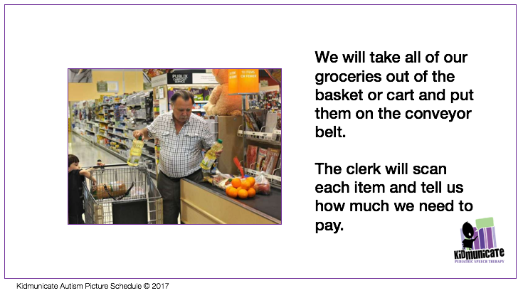 Autism Social Stories: Preparing for a Grocery Shopping Trip – Kidmunicate