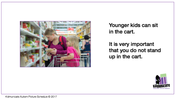 Autism Social Stories: Preparing for a Grocery Shopping Trip – Kidmunicate