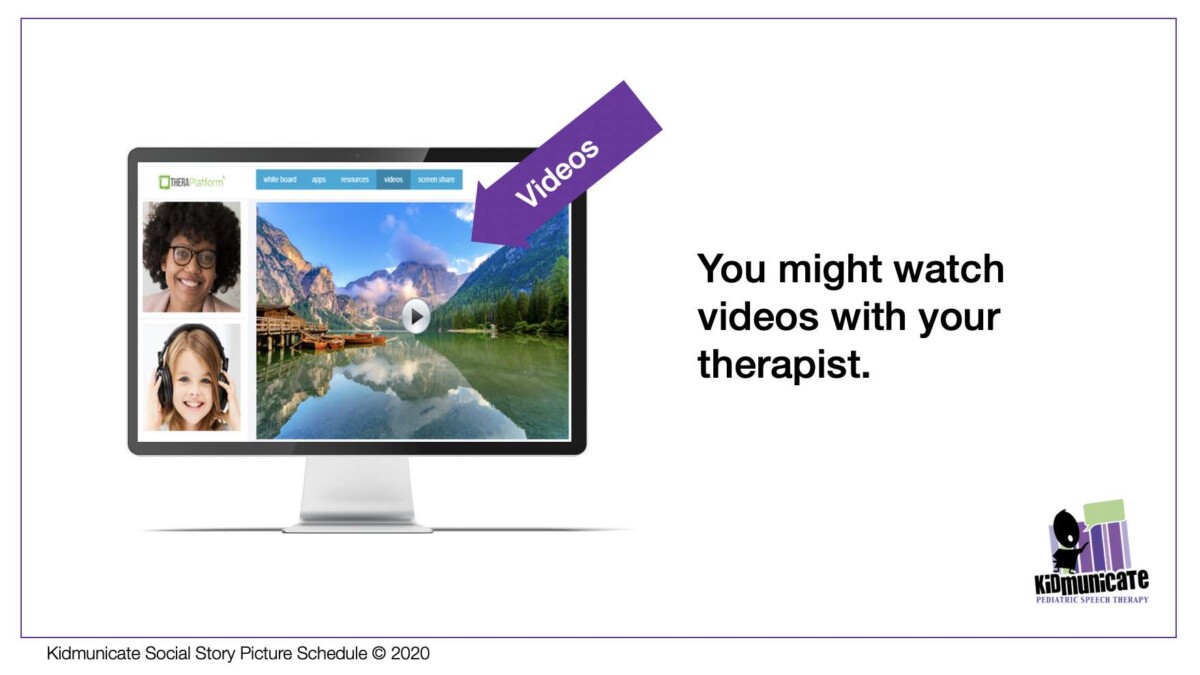Coronavirus Social Story: Preparing For Speech Teletherapy